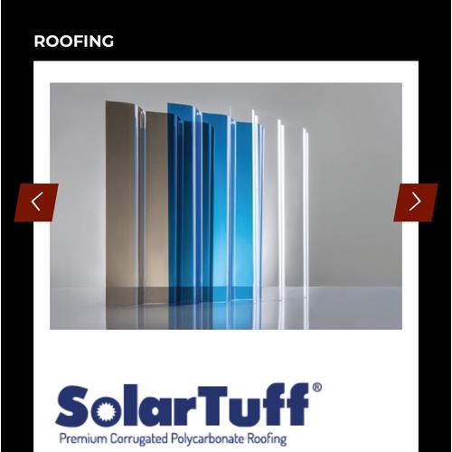 Jual ASLI SOLARTUFF 3m atap kanopi genteng polycarbonate pvc 3 meter ...