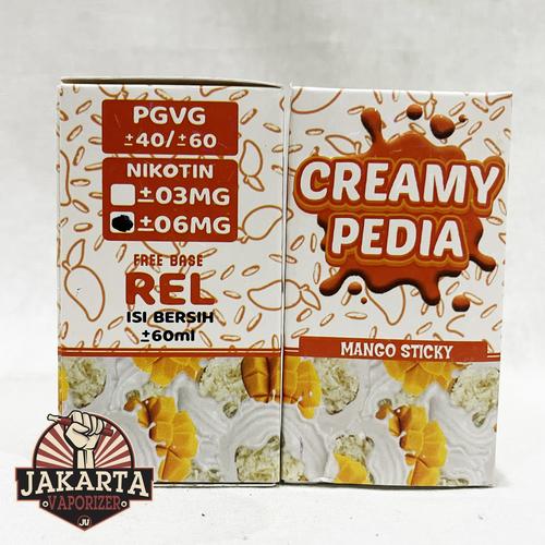 Jual CREAMY PEDIA MANGO STICKY RICE 60ML CREAMYPEDIA BY MAJAPAHIT - 3MG - Jakarta Utara ...