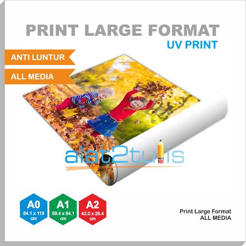 Jual Cetak Print UV Large Format A0 A1 A2 warna | Besar anti luntur ...
