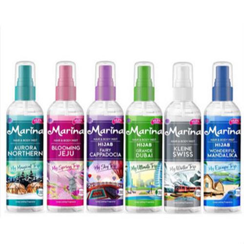 Jual MARINA HAIR & BODY MIST BIASA / HIJAB - HIJAB HIJAU - Kota ...