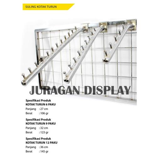 Jual Hanger Suling Pipa Kotak Turun 6 Paku -Suling U turun 6 Paku ...