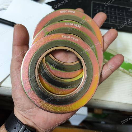Jual SWG PN40 Carbon Steel ( Spiral Wound Gasket CS PN40 ) 2"inch ( DN ...