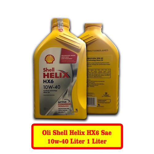 Jual Oli Mesin Shell Helix HX 6 10W-40 1 liter ORIGINAL -42240 - Kab ...