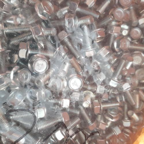 Jual 50 pcs/baut flange M6x15 Flange Bolt (Baut Topi) Kunci 10 - 6x15 ...