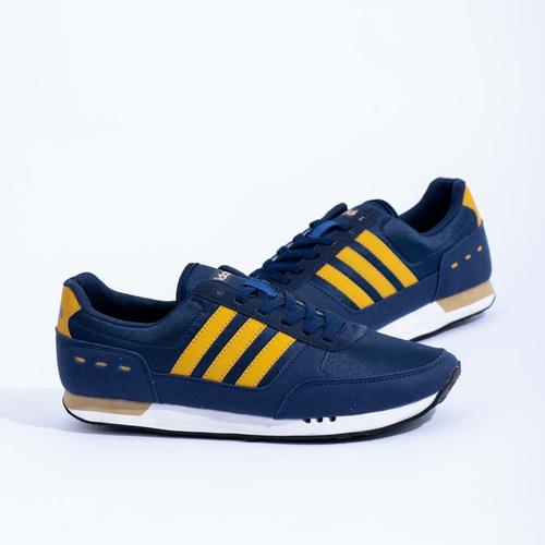 Jual sepatu adidas pria neo city racer navy nrown - Black gum, 40 ...