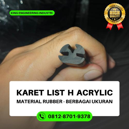 Jual Karet List H Acrylic Bahan Rubber Untuk Box Panel Berbagai Ukuran ...