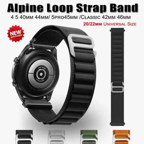 Jual ALPINE Loop Nylon Strap Tali Samsung Galaxy Watch 4 5 pro Tali ...
