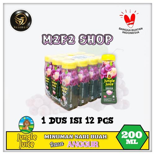 Jual Diamond Jungle Juice Grape | Jus Anggur Botol Pet - 200 ml (Pack ...