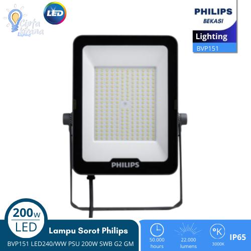 Jual Lampu Sorot Philips BVP151 LED240/WW PSU 200W SWB G2 GM - Kuning - Kota Bekasi - Cipta ...
