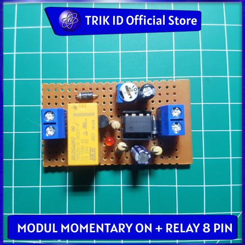 Jual Momentary ON dengan Relay 8 PIN Untuk 3 PC - Modul + Box - Kota ...