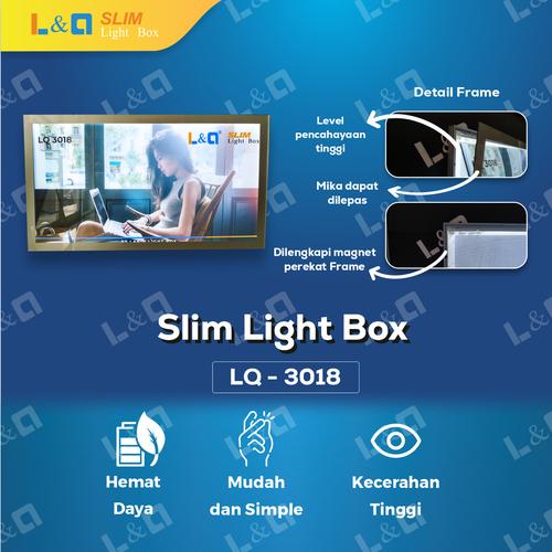 Jual Lightbox LED MAGNETIK custom indoor multifungsi LQ-3018 1 sisi gambar - Custom - Kab ...