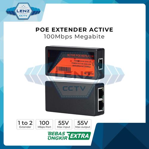 Jual POE EXTENDER / POE ACTIVE SPLITTER / POE SPLITTER 1 to 2 PORT ...