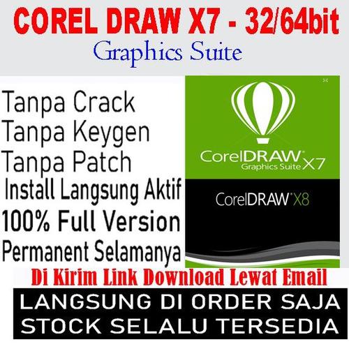 Jual Promo Corel Draw Graphics Suite x7 - x8 32/64 bit Full Version ...