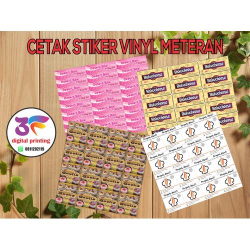 Jual Cetak Stiker Vinyl Custom Meteran untuk Stiker label dll - Kota ...
