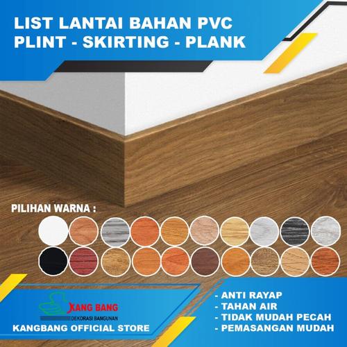 Jual LIST PLINT LANTAI PVC UKURAN 8CM | LIST SKIRTING LANTAI KAYU 8CM ...