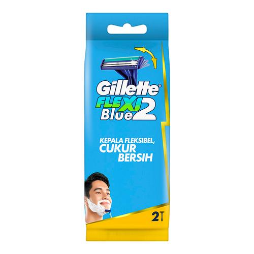 Jual Gillette Blue 2 Flexi Razor Isi 2 pcs - Pisau Alat Cukur - Kab ...