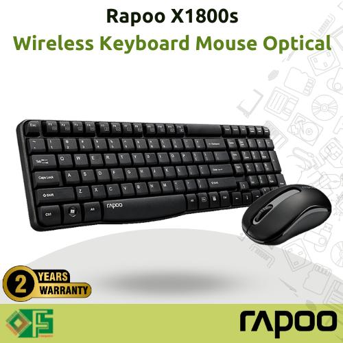Jual Rapoo X1800s Wireless Optical Mouse & Keyboard - Kota Bandung ...