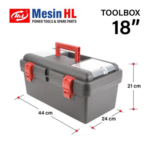 Jual HL Tool Box BESAR 18 inch toolbox / kotak perkakas tempat ...