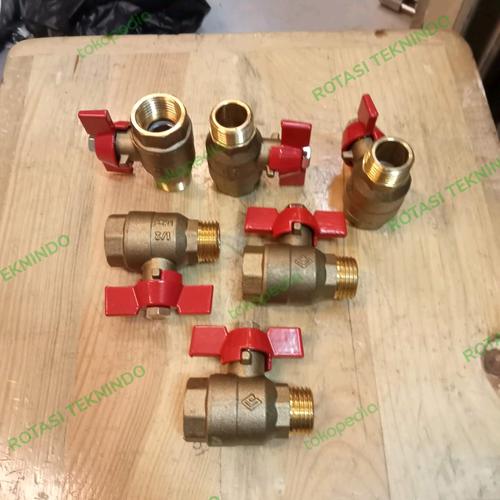 Jual Ball Valve Mini Kuningan Male X Female Drat 1/2" inch - Jakarta Barat - ROTASI TEKNINDO ...