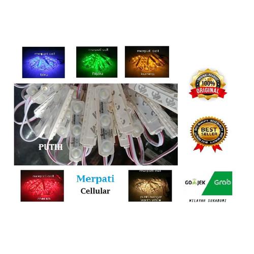 Jual LAMPU LED MODUL STRIP 12V dan 24V 6816 3 MATA VARIASI MOBIL MOTOR ...