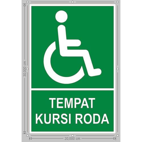 Jual STICKER TEMPAT KURSI RODA 2030 - Kota Tangerang - 471 STICKER ...