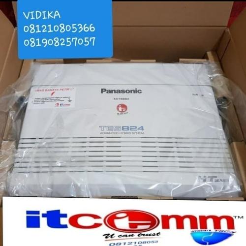 Jual PABX KX-TES824 kap.308+ 6 pesawwat analog instal dan kabel - Kab ...