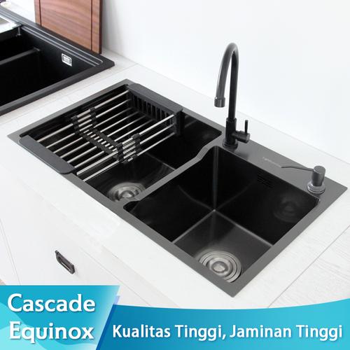 Promo Kitchen Dual Sink Stainless /Bak Cuci Piring 2 Bowl Besar ...