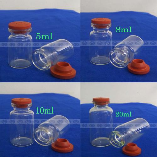 Jual Botol Vial 5ml, 8ml, 10ml, 20ml + Tutup Rubber Stopper / Wire ...
