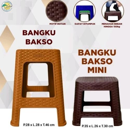 Jual kursi rotan plastik kursi Bangku Baso kursi anyam kursi Rotan ...