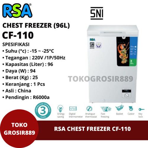 Jual GEA/GETRA/RSA CF-110 (92LITER) CHEST FREEZER RSA - Kab. Tangerang ...