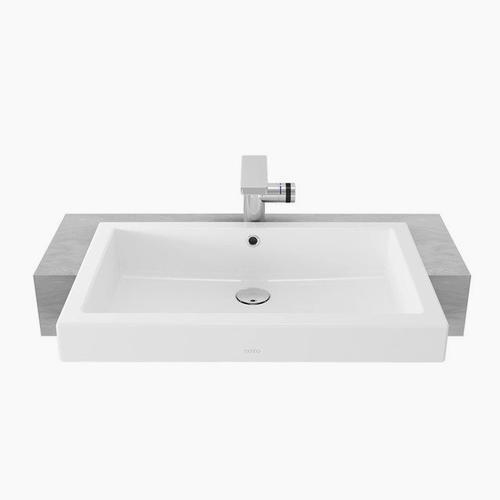 Jual Wastafel Toto LW 646 J / LW646J Full Set Kran Panas Dingin ...