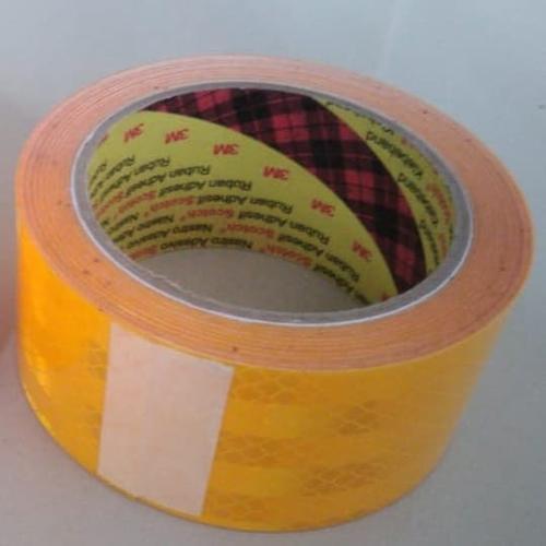 Jual Reflective tape Stiker Mobil Box Scotchlite 3M 3931 kuning 5cm x 7 ...
