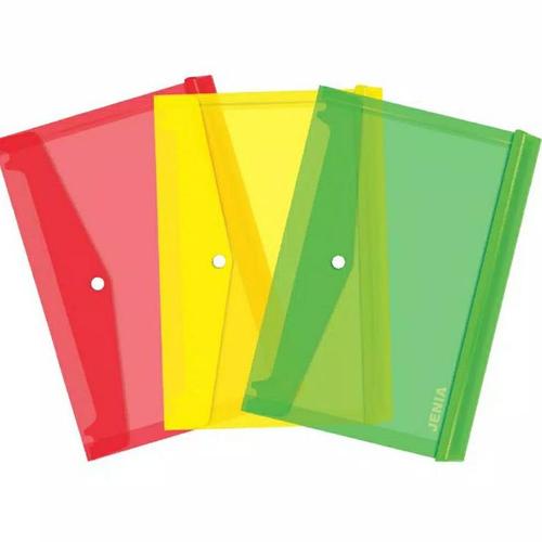 Jual (12 pcs) Map plastik folio , Map kancing / Map bisnis file /Map ...