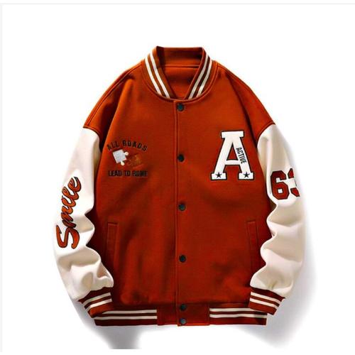 Jual JAKET VARSITY BIG SIZE (S-6XL) JAKET BASEBALL KANCING BOMBER A ...