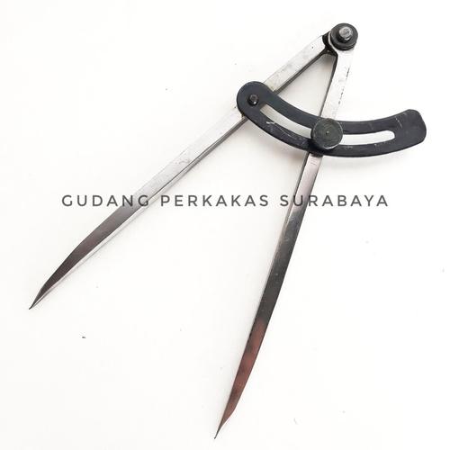 Jual Caliper Wing Compass Jangka Metal Marking Circles Machinist Wood 8 ...