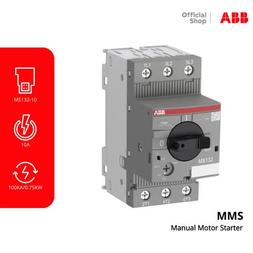 Promo ABB MANUAL MOTOR STARTER MS132-10 100KA 1SAM350000R1010 Cicil 0% ...
