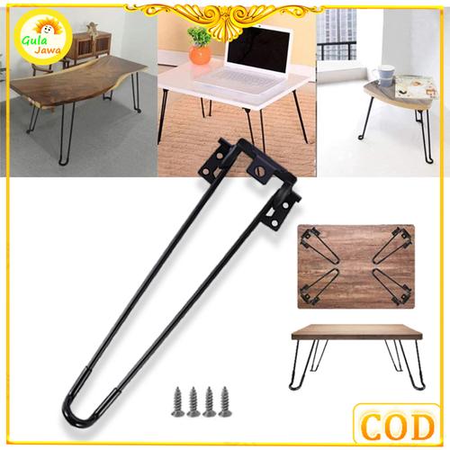 Jual 43cm Kaki Meja Lipat Besi Engsel Meja Lipat Flexible Aksesories ...