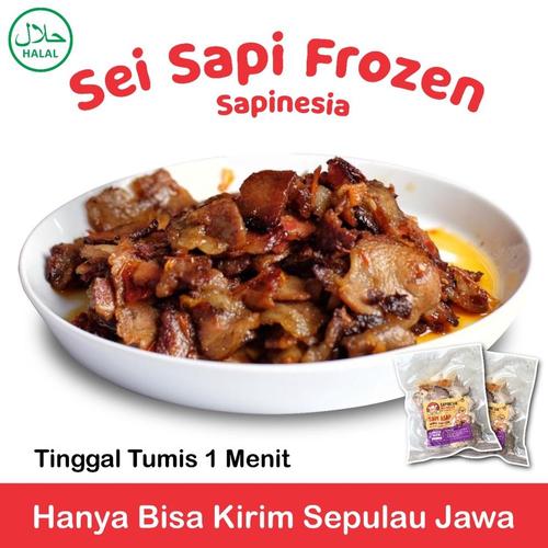 Jual SEI SAPI SAPINESIA DAGING ASAP WAGYU FROZEN TEREMPUK DIPADU SAMBAL ...