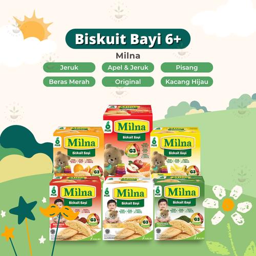 Promo Milna Biskuit Bayi 6+ -Snack Bayi - Cemilan Anak - Milna Biskuit ...
