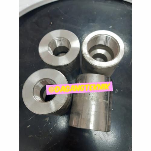 Jual Reducer Coupling 3/4 x 1/2 inch Class 3000 / Ansi 3000 SS 316 NPT ...