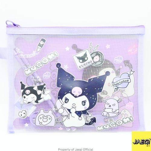 Jual JAEGi - Map Berkas Zipper Mika Model Cinnamoroll Kuromi Purin And ...