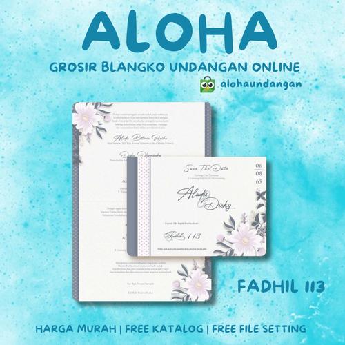 Jual BLANGKO UNDANGAN FADHIL 113 | Aloha Undangan - Kota Semarang ...