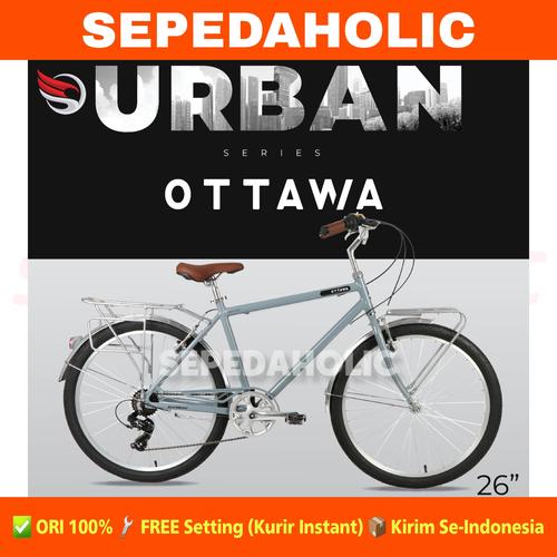 Jual Sepeda Commuter ELEMENT OTTAWA 26 Inch Urban Classic City Bike ...