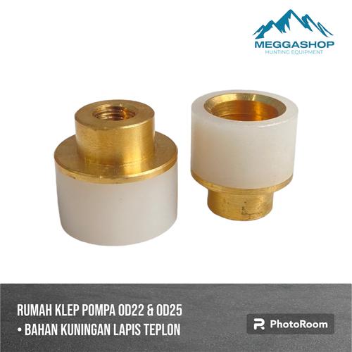 Jual Rumah karet pompa sharp bahan kuningan lapis teflon / Ruma klep ...