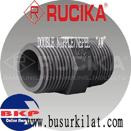 Jual DOUBLE NEPEL / NIPPLE PVC RUCIKA (AW) 1 " INCH / SAMBUNGAN PIPA ...