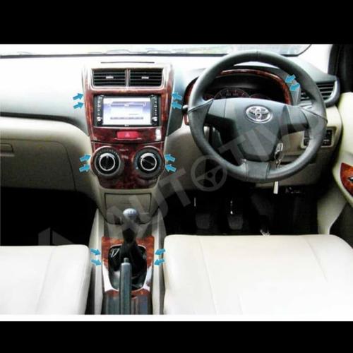 Jual panel wood / panel kayu dasboard 4pcs toyota all new avanza ...