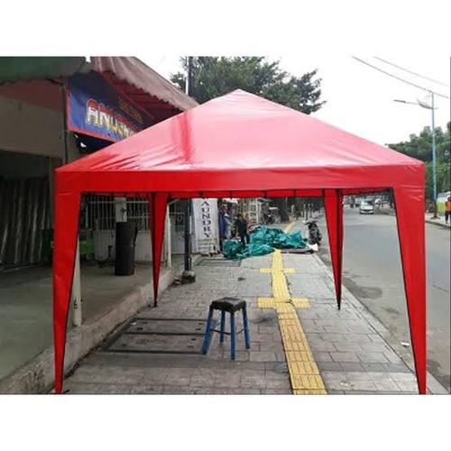 Jual Kain/Terpal Atap tenda piramid kerucut 2x2 2x3 3x3 4x4 - Hitam ...