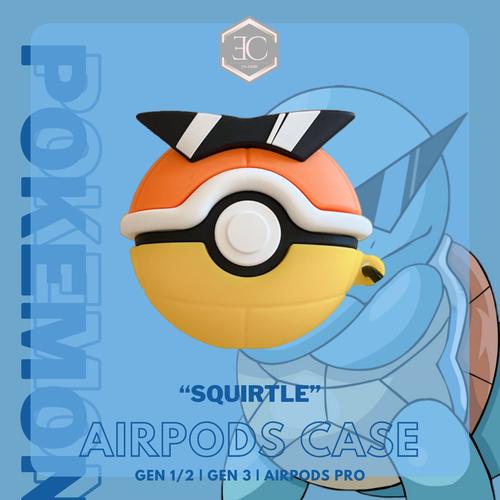 Promo Case Premium Airpods 1 2 3 Pro Casing Pokemon Pokeball Squirtle ...