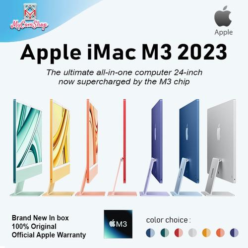 Jual APPLE IMAC M3 2023 24-INCH 4.5K RETINA 8-CORE CPU 10-CORE GPU ...