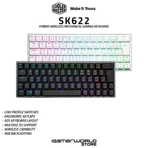 Jual Cooler Master SK622 Hybrid Wireless Mechanical Gaming Keyboard ...
